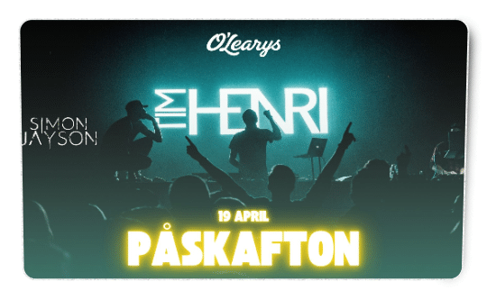 Påskafton med Tim Henri & Simon Jayson - O’Learys Norrköping